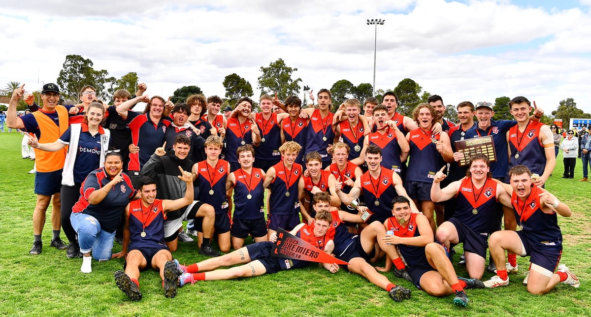 Berri hoists up a grand new 18’s flag